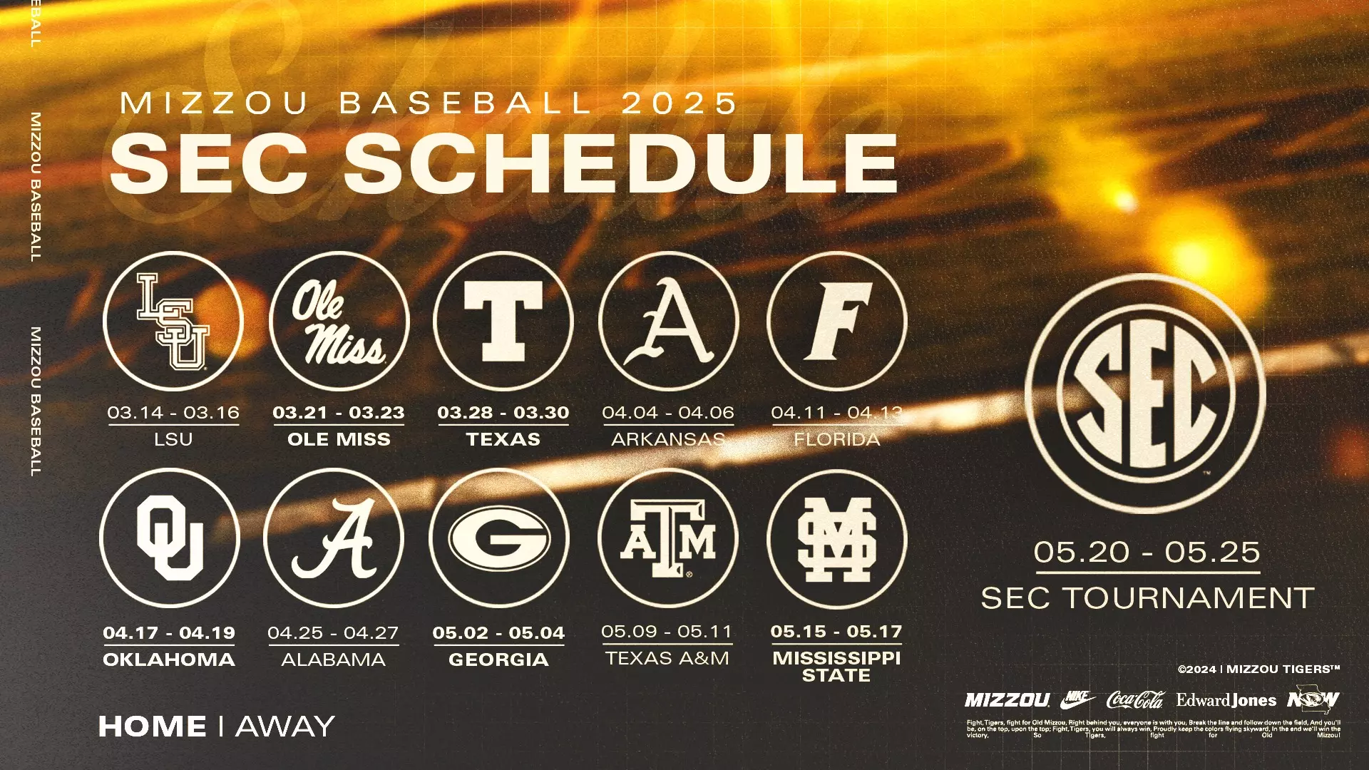 Southeastern Conference Announces 2025 Baseball Slate | 96.9 The Jock